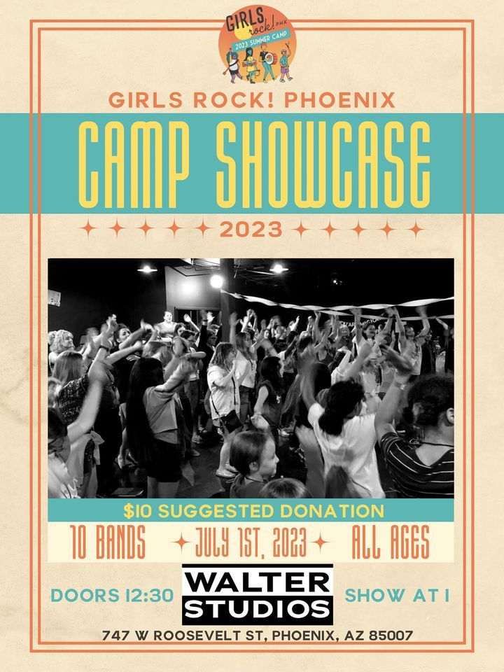 Girls Rock Phoenix 2023 Showcase, Walter Studios, Phoenix, 1 July 2023 ...