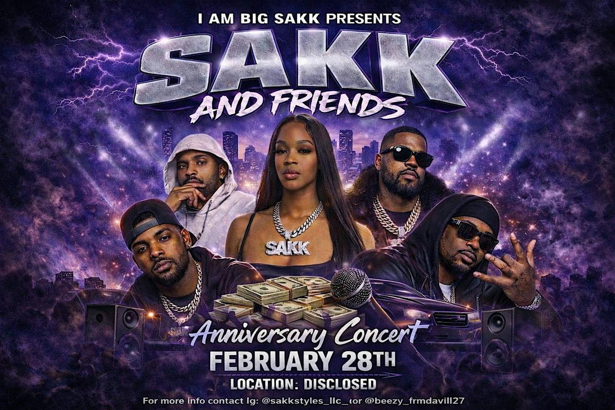 SAKK & FRIENDS ANNIVERSARY CONCERT, 28 February 2026 | AllEvents