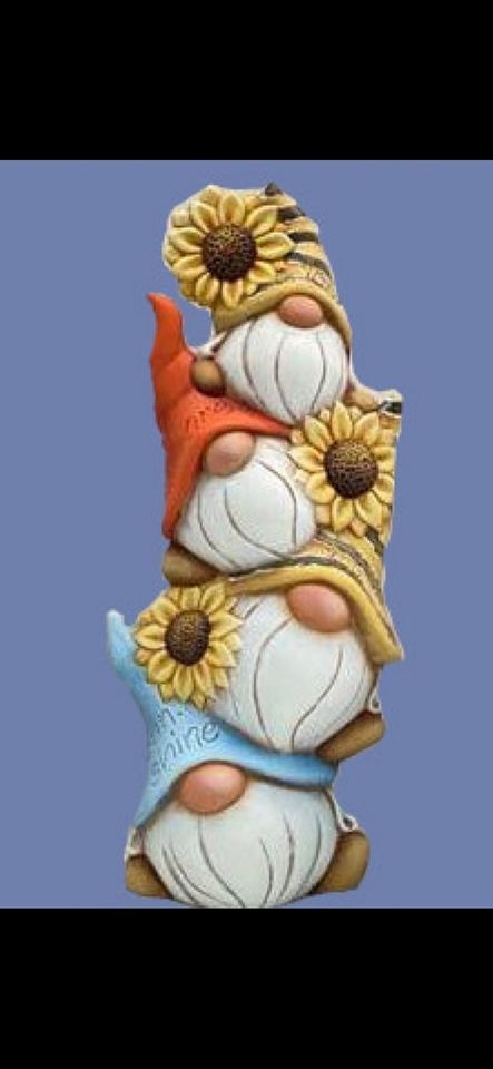 $38 stacking gnomes ceramic class , 202 luzerne Ave, West Pittston, PA ...