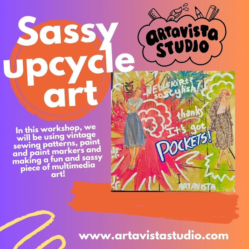 Sassy Upcycle Art , Artavista Studio, Altavista, 8 March 2024 | AllEvents