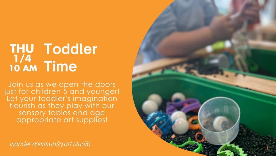 Toddler Time, Wander Community Art Studio, Du Quoin, 4 January 2024 ...