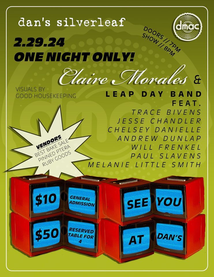 DMAC Benefit ft. DMAC Leap Day Bands & Claire Morales - Live at Dans ...