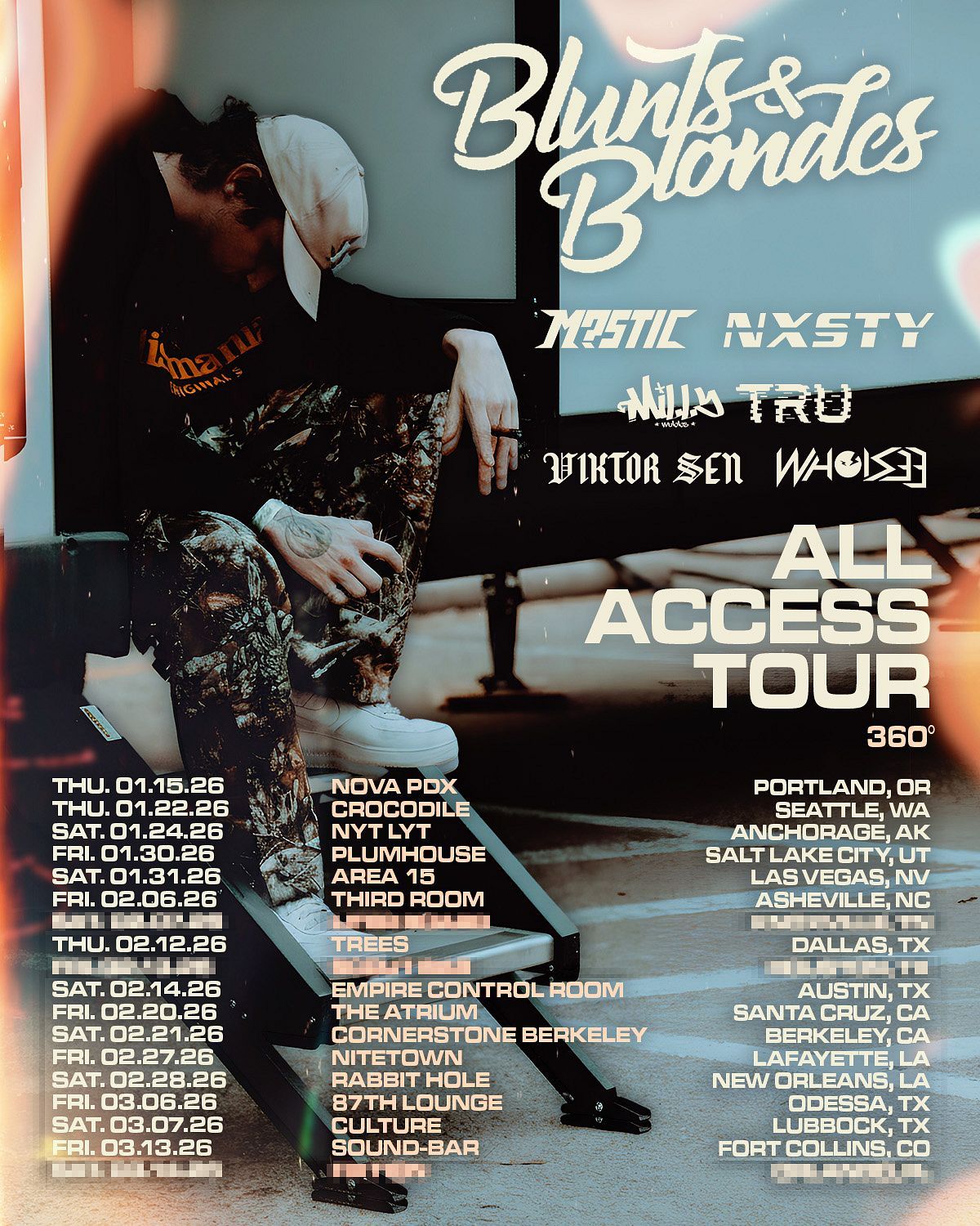 Blunts & Blondes, The Rabbit Hole - LA, New Orleans, 27 February 2026 ...