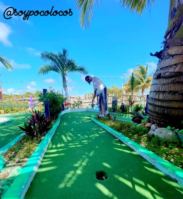 Super Bowl Sunday, Poco Loco's Mini-Golf, Tulum, February 12 2023 ...