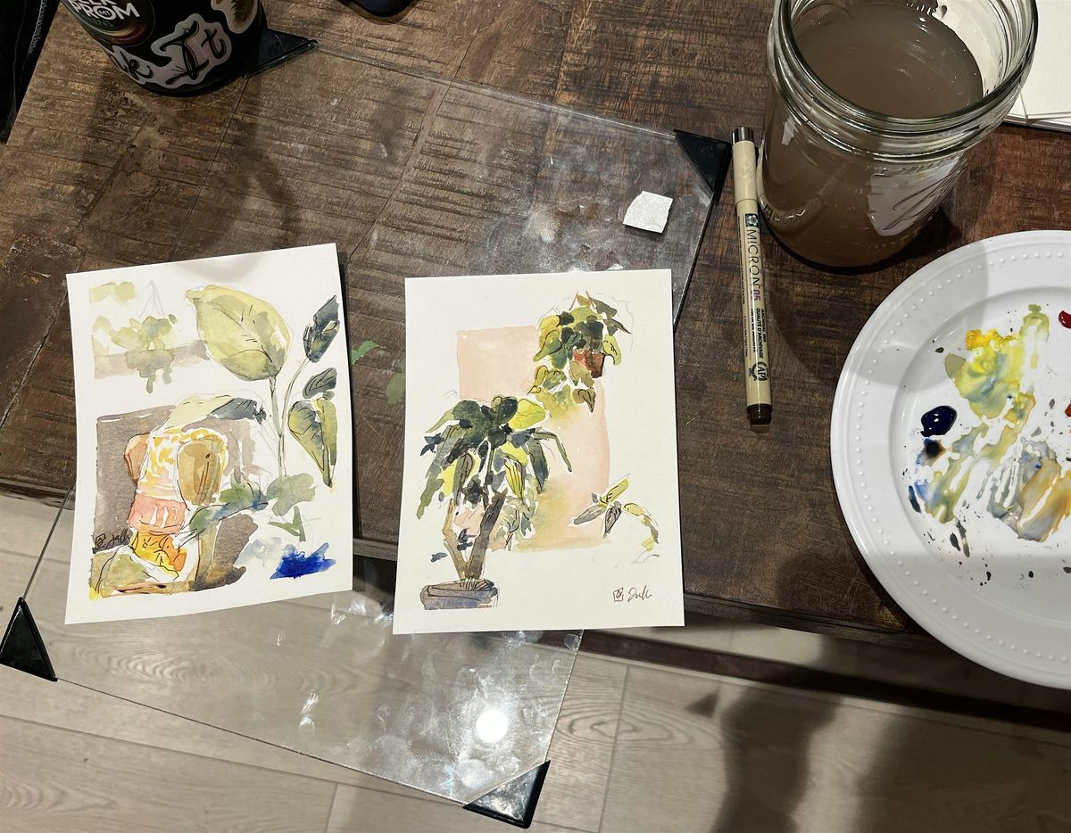 Relaxing Watercolor Classes with Oren Jaffe, Leaf + Quiet, Missoula, 3 ...