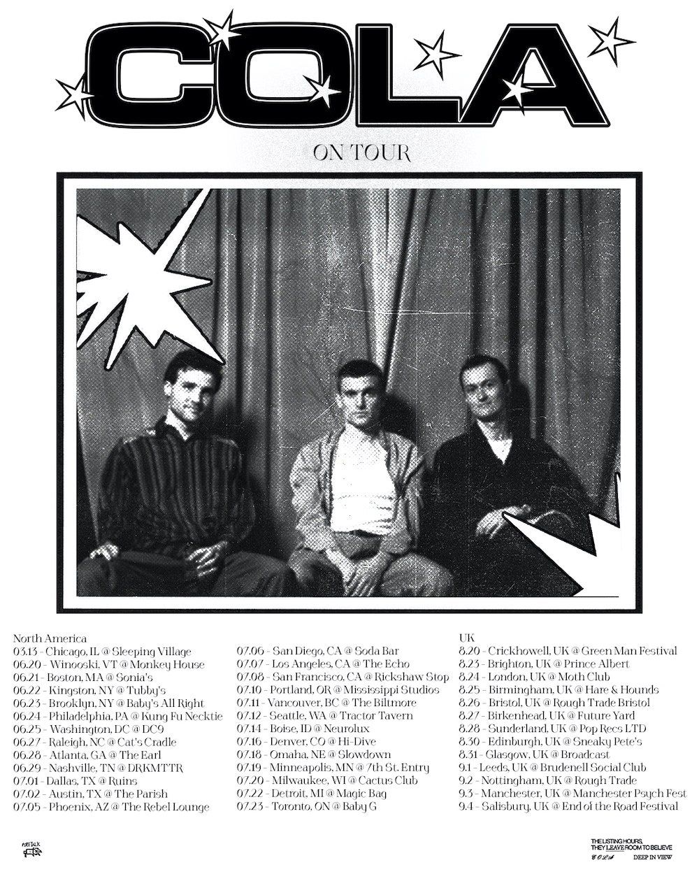 Cola - Band, 529 Bar, Atlanta, 20 May to 12 July | AllEvents