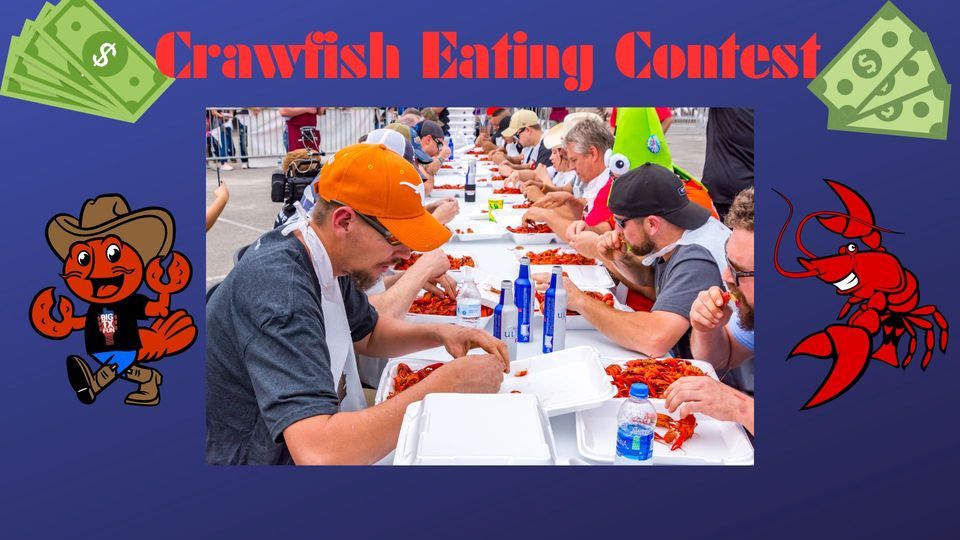 Crawfish Eating Contest @ Big TX Fun Crawfish Festival , Retama Park ...