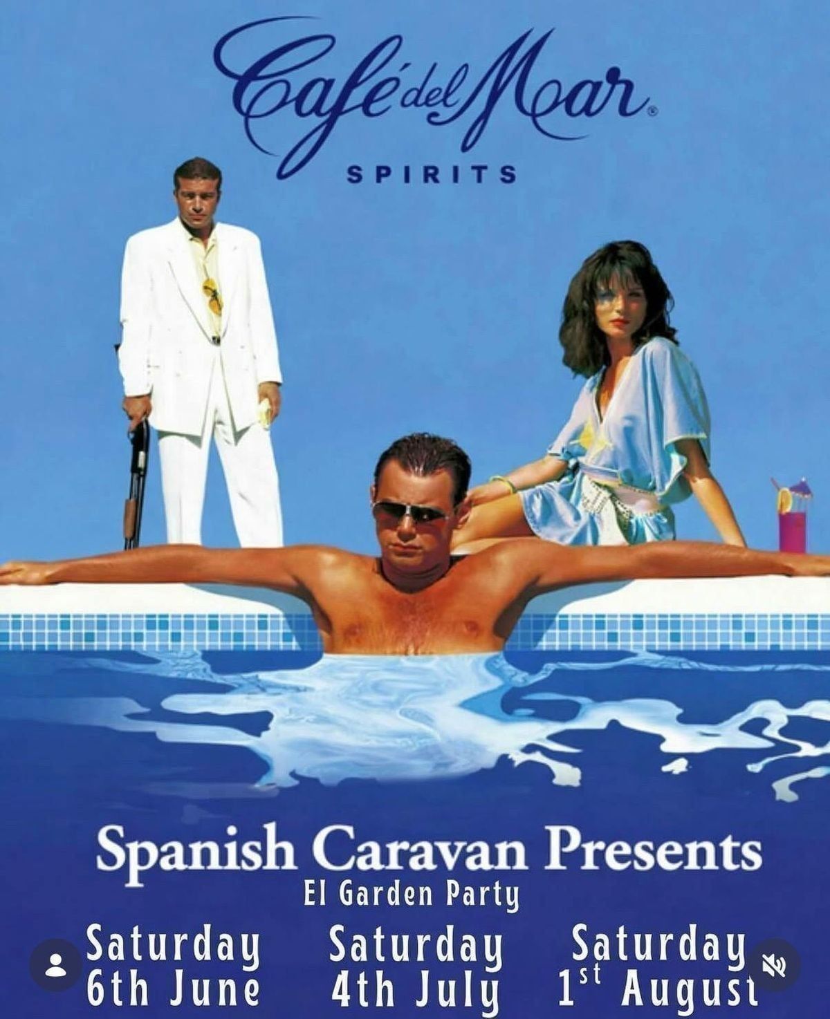 Cafe del Mar Spirits El Garden Party, Spanish Caravan, Liverpool, 4 ...
