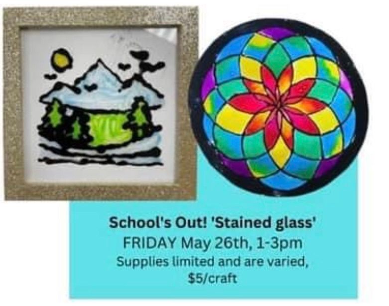 Schools Out stained glass class!!!, Tumbleweeds at the Mountain Post ...