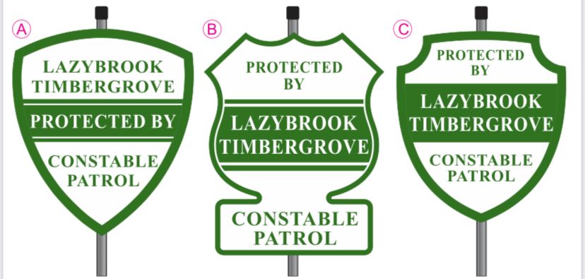Constable Patrol Subscriber Yard Sign Pickup - Second Date, 6406 Kury ...