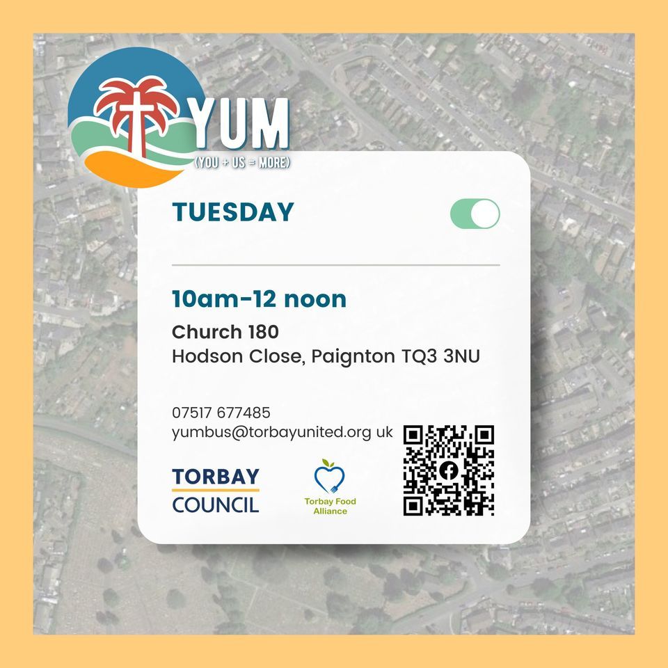 YUM Bus: Tuesday AM, Church 180, Dartmouth, 12 December 2023 | AllEvents.in