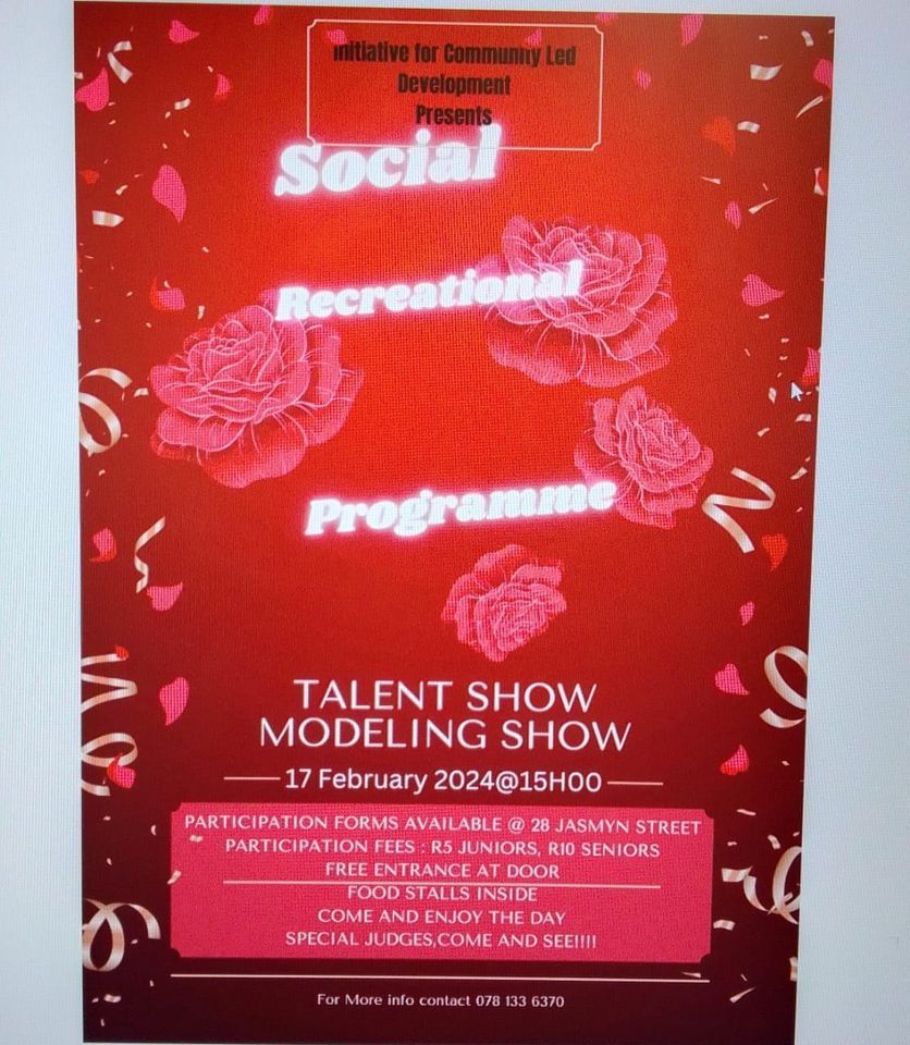 Youth Social Recreational Programme, Abbotsdale, Atlantis, 17 February ...