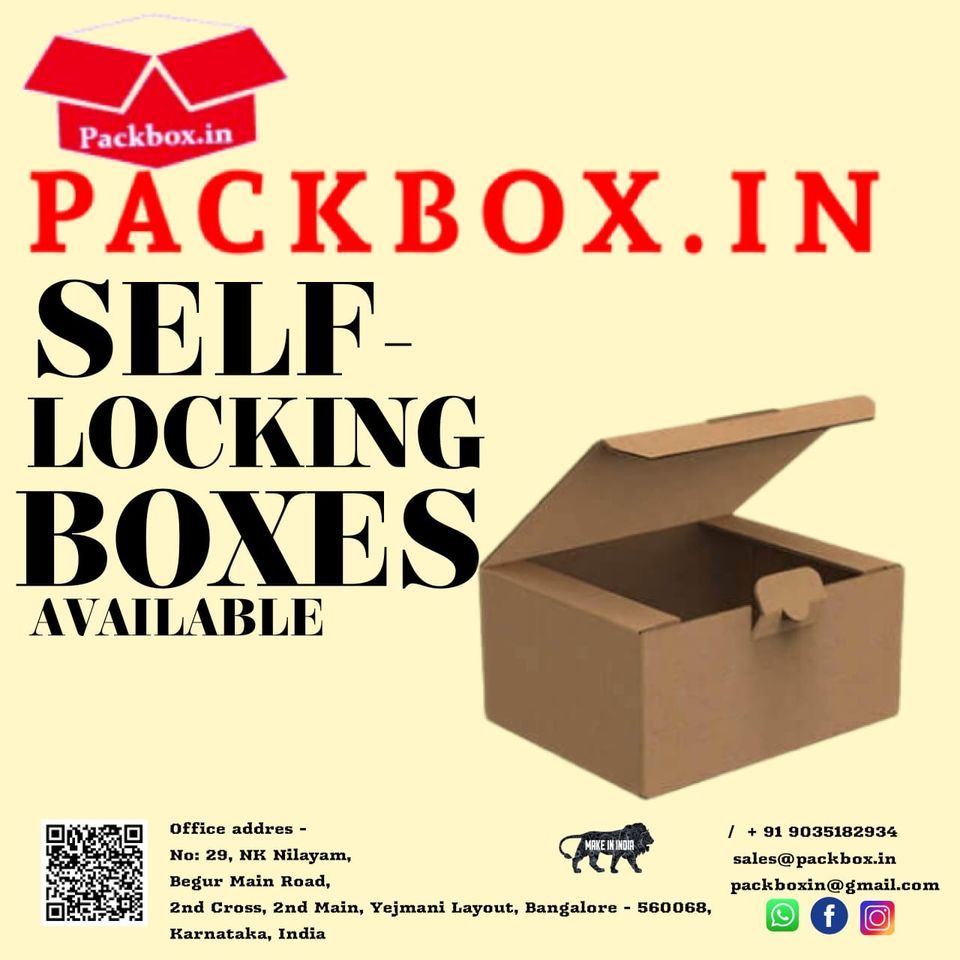 Self Locking Corrugated Boxes, PackBox, Bangalore, 2 August to 16 August | AllEvents.in