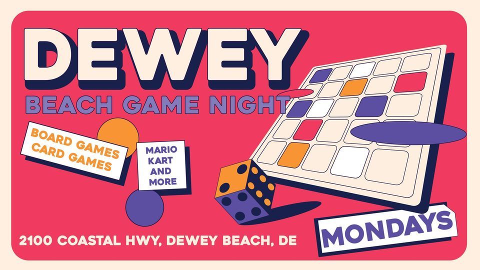 Dewey Beach Game Night, Dewey Beer Company, 4 December to 5 December ...