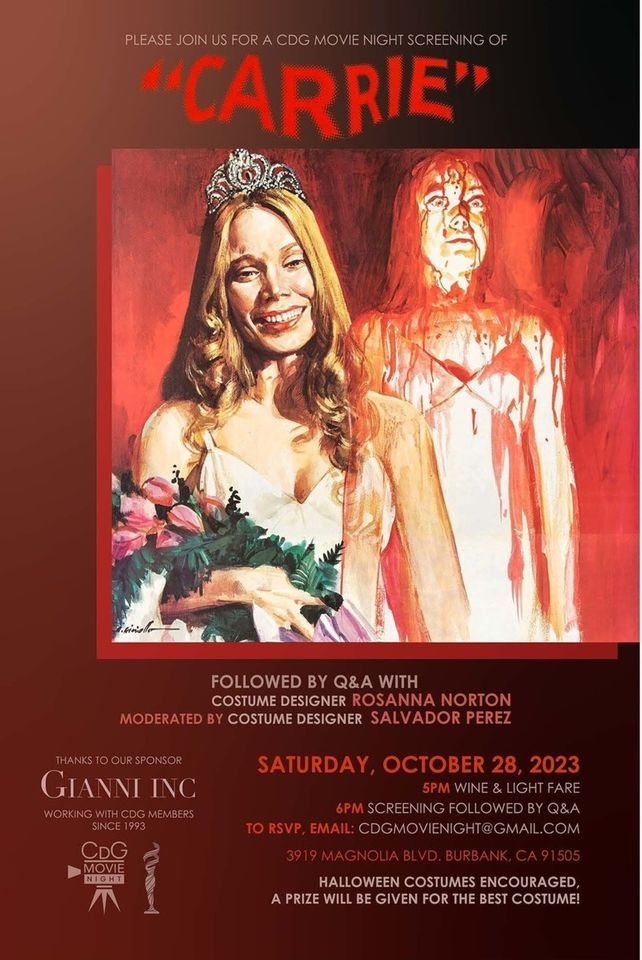 CDG Movie Night - Carrie Screening with Q&A and Costume Contest ...