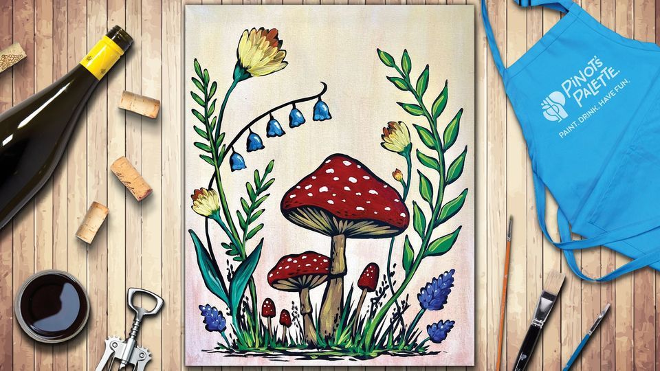 IMA FUN-GI - Paint and Sip, Pinot's Palette (Brier Creek), Raleigh, 28 ...