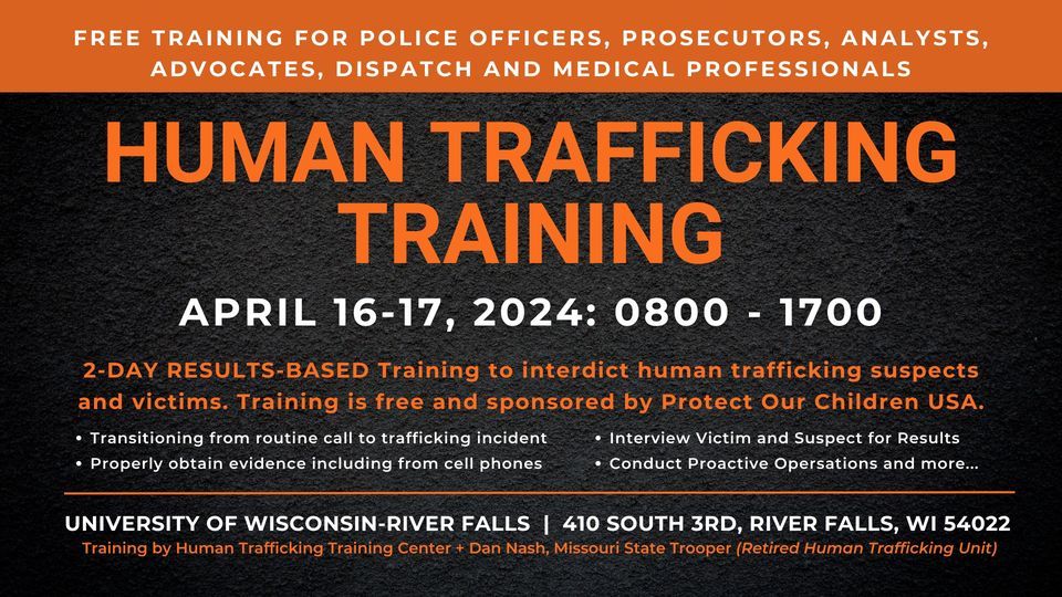 Human Trafficking Training: Officers + First Responders Only ...