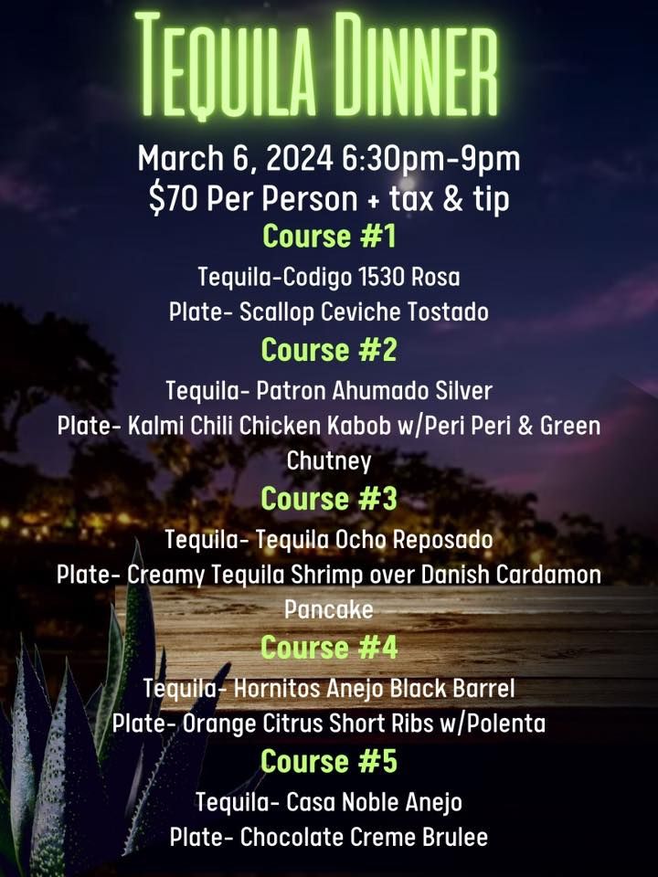 Tequlia Dinner, Tony Locos Bar & Restaurant, Lisbon, March 6 2024 ...