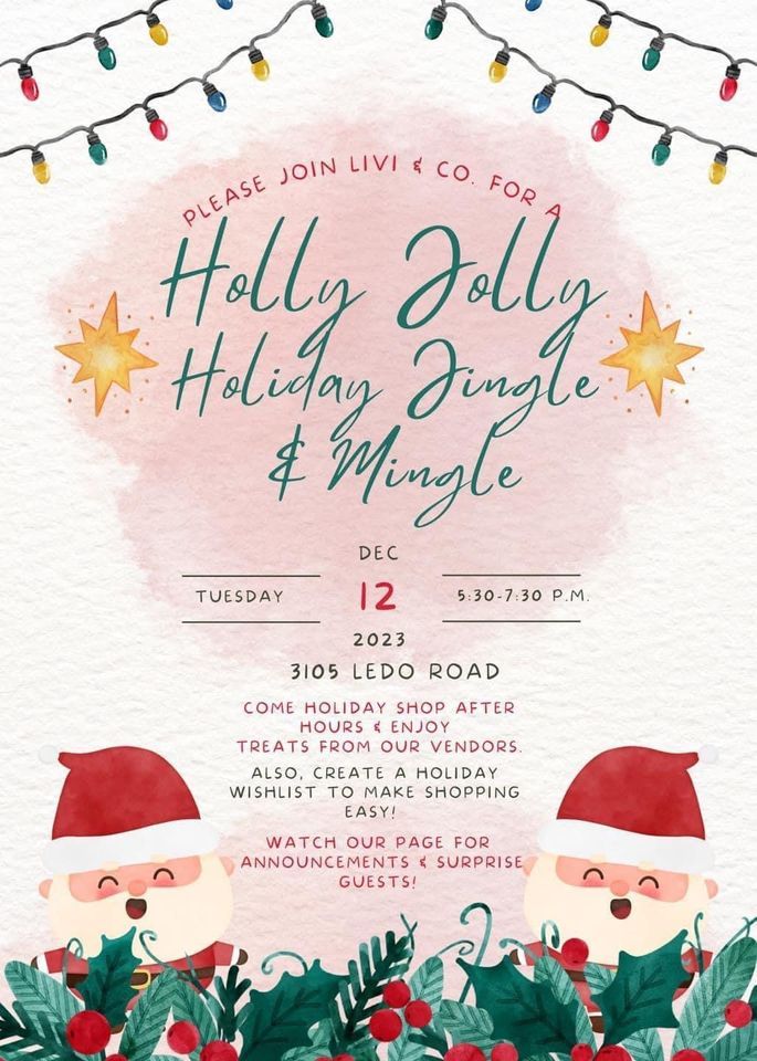 HOLLY JOLLY HOLIDAY: JINGLE AND MINGLE , Livi & Company, Leesburg ...