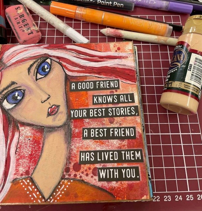 Learn to draw a Whimsy Woman: Art Journal Evening $20pp, materials ...