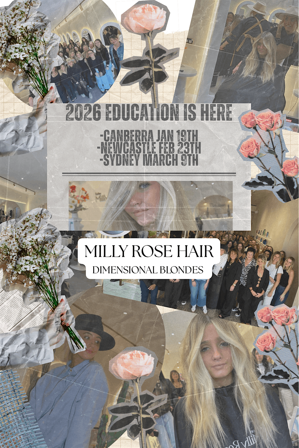 MILLY ROSE EDUCATION | CANBERRA, Bombshell Hair Canberra, Belconnen, 19 ...