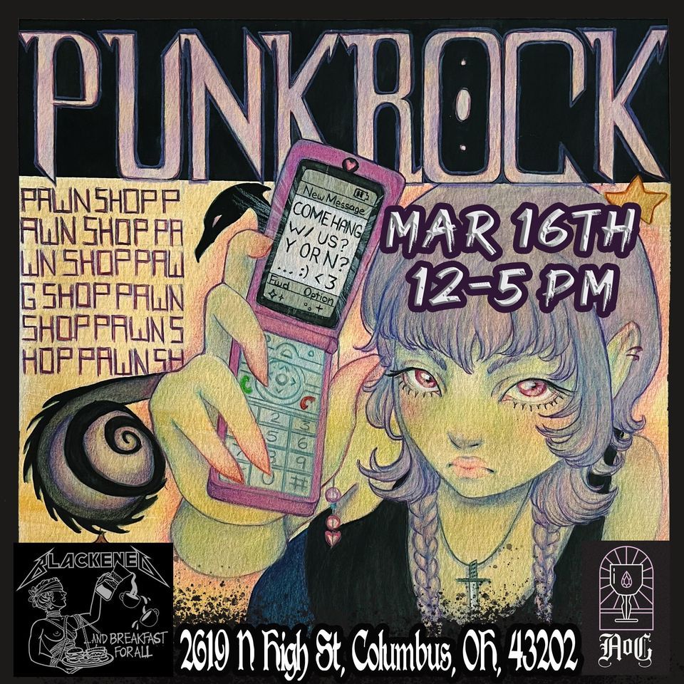 Punk Rock Pawn Shop 3:16 at Ace of Cups, 2619 N. High St. Columbus OH ...