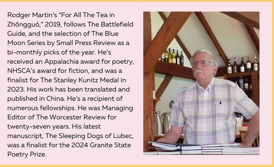 Rodger Martin Poetry Reading at New Dawn, 84 Main St. Ashburnham, MA ...