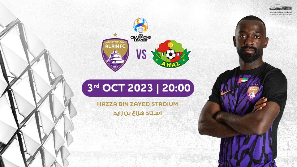 Al Ain FC vs Ahal FC - AFC CHAMPIONS LEAGUE, Hazza Bin Zayed Stadium ...