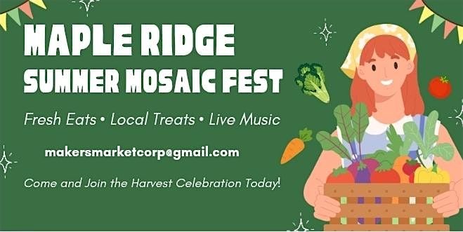 Maple Ridge Summer Mosaic Fest, Memorial Peace Park, Maple Ridge, 7 ...