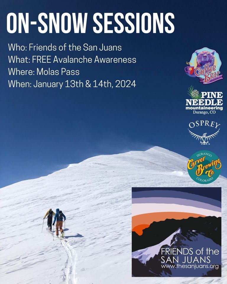 Molas Pass On-Snow Session, Molas Pass, Colorado, Silverton, January 13 ...