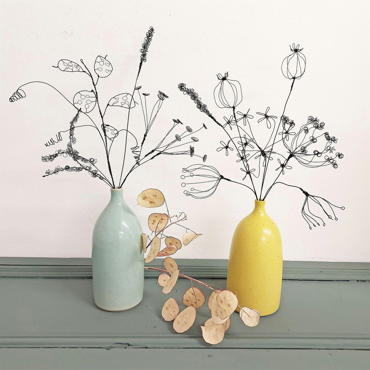 Wire Seed Head Workshop with Judith Brown, Ruthin Craft Centre, 6 June ...
