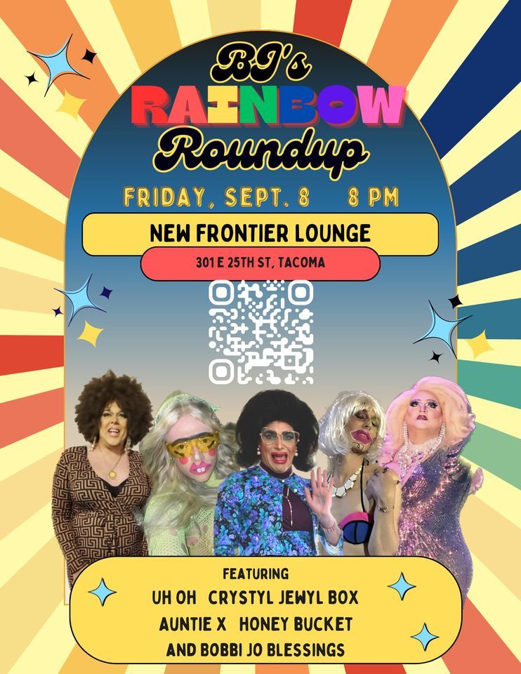 BJs Rainbow Roundup, The New Frontier Lounge, Tacoma, 8 September 2023 ...