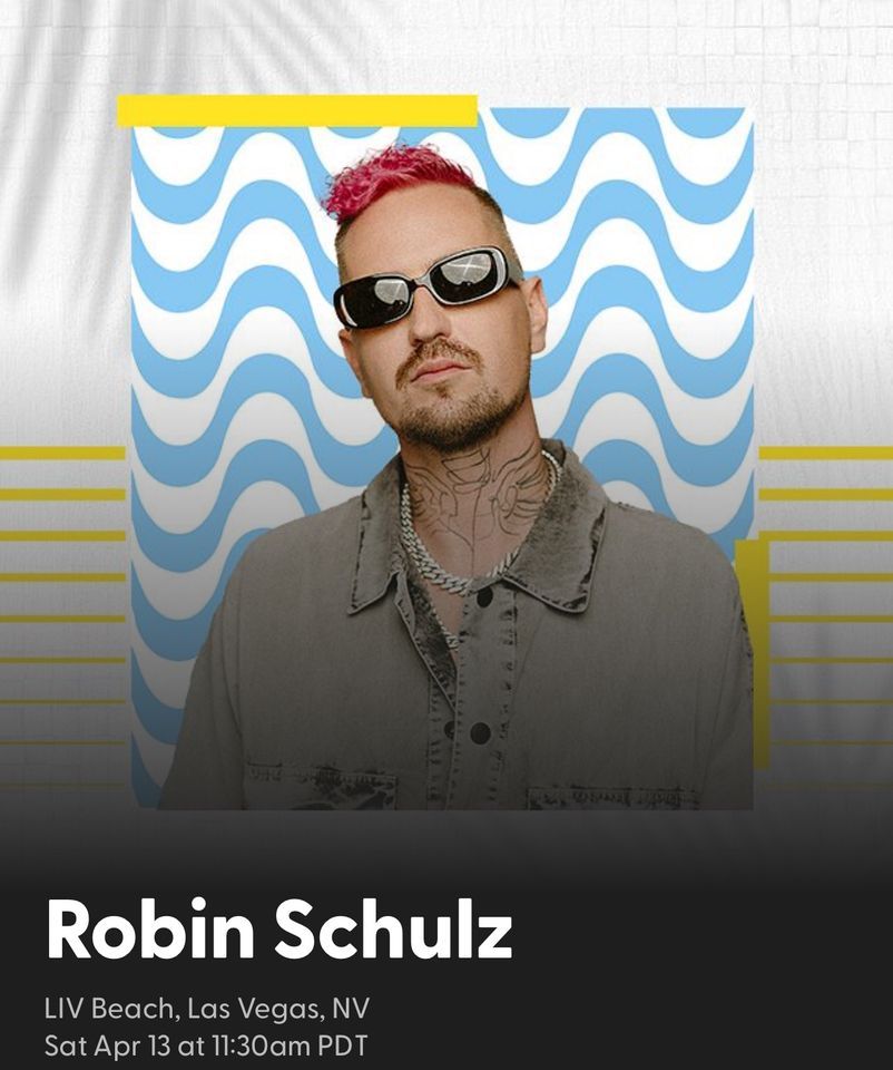 LIV Beach / Dayclub Robin Schulz - Guest-list & Bottle Service , LIV ...
