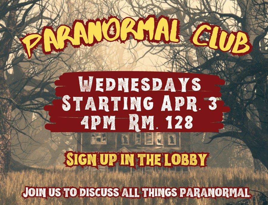 Paranormal Club Meeting, 2849 W State St, New Castle, PA, United States ...