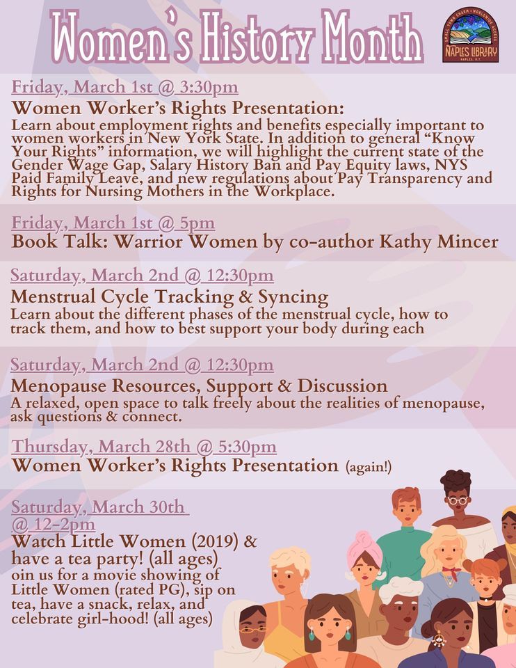 Women Workers Rights Presentation, Naples Library, 28 March 2024 ...