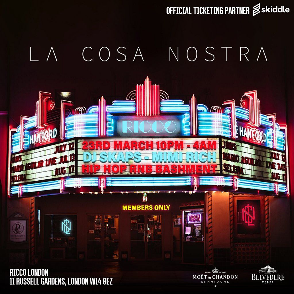 LCN "The Movie" - 23rd March 2024, Ricco Lounge, London, 23 March to 24 ...
