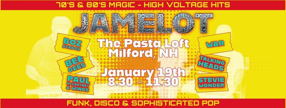 Jamelot at The Pasta Loft!, Pasta Loft Restaurant, Milford, 19 January ...