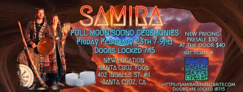 SAMIRA, Santa Cruz Yoga, 23 February 2024 | AllEvents.in