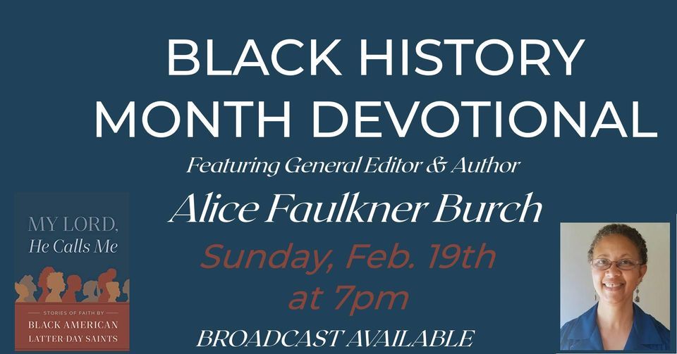 Alice Faulkner Burch - Black History Month Devotional & Broadcast, The ...