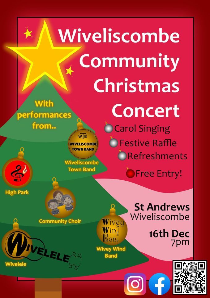Wiveliscombe Community Christmas Concert, Church of St Andrew ...