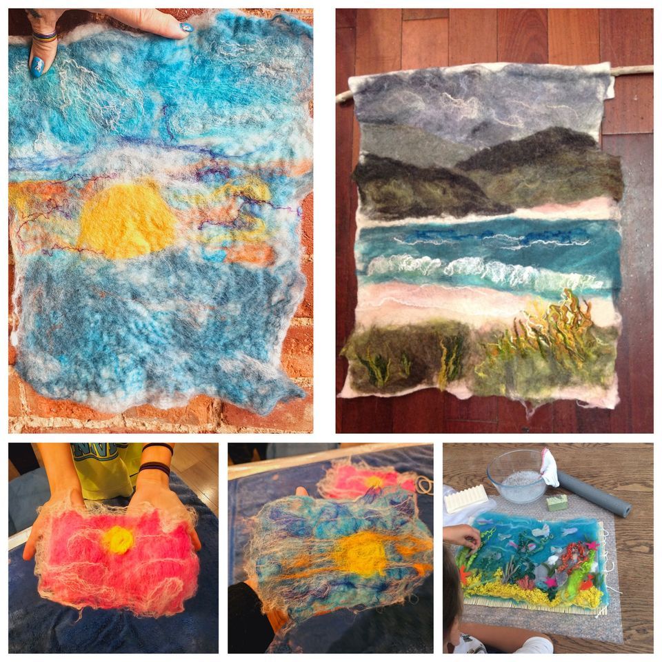 Felting workshop for beginners, Woodworks Art Café, Lowestoft, March 16 ...