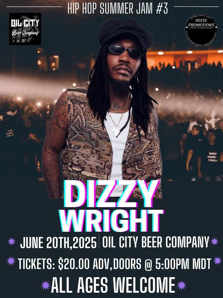 Dizzy Wright, Sound Bite Social at Warehouse On Broadway, Kansas City ...