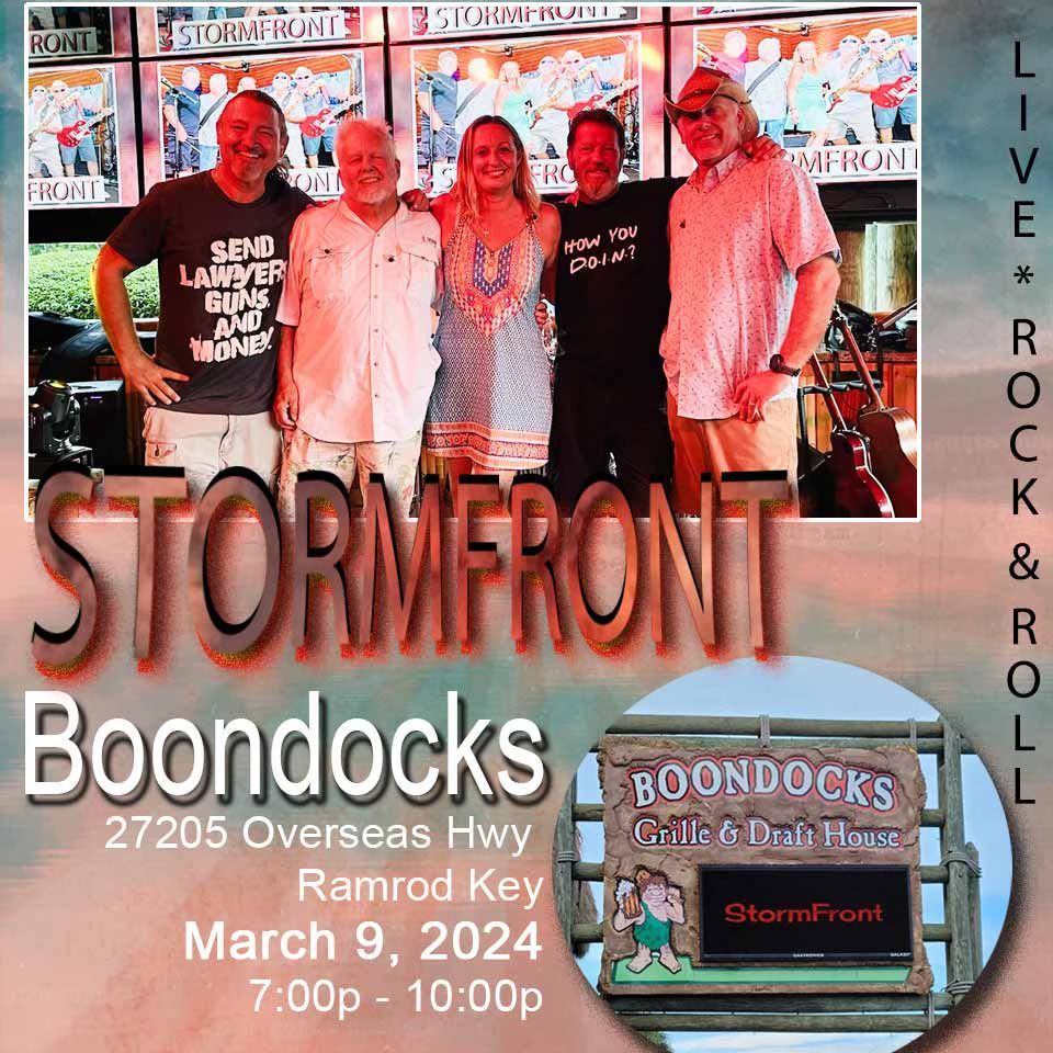 Stormfront Live Boondocks, Boondocks Grille and Draft House, Summerland ...
