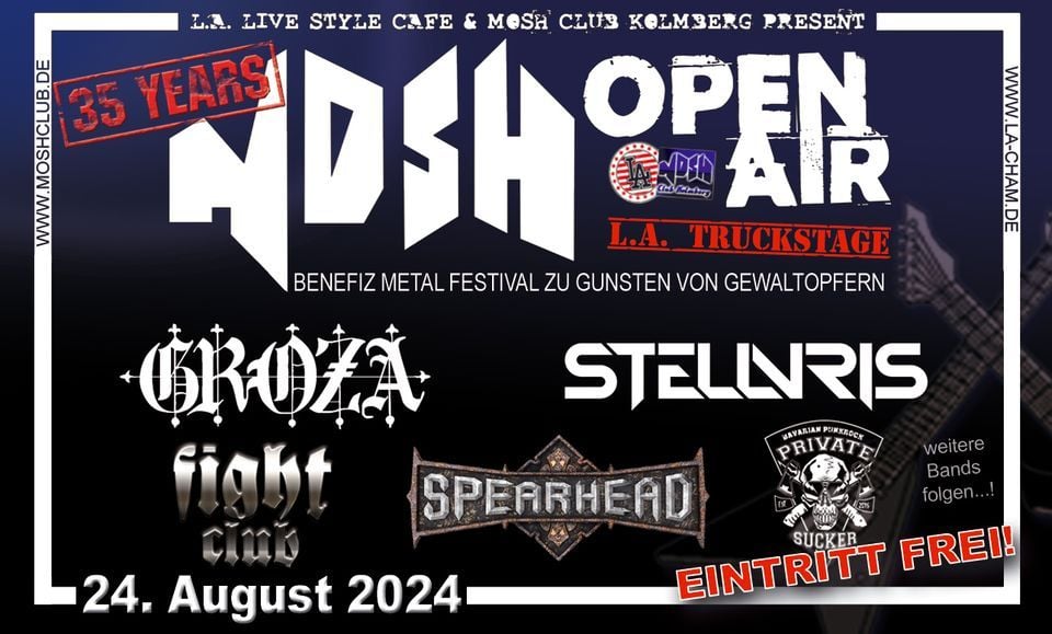 MOSH OPEN AIR 2024, L.A. Cham, Furth Im Wald, August 24 2024 | AllEvents.in