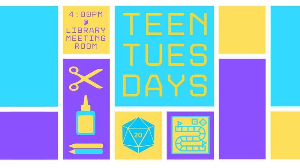 Teen Tuesdays, Tuttle Public Library, December 5 2023 | AllEvents.in