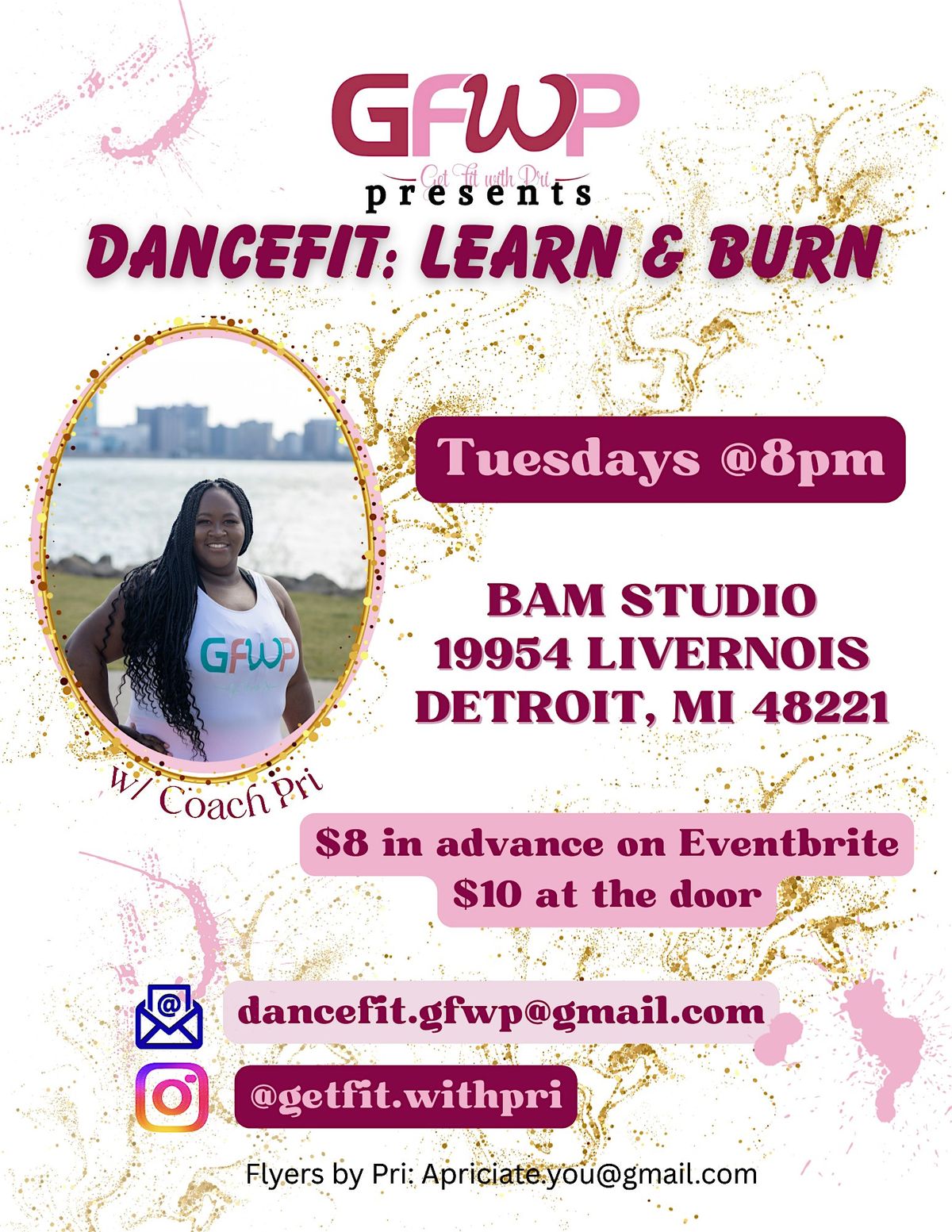 DanceFit: Learn & Burn, BAM STUDIO BAM Best Artist Management, LLC ...