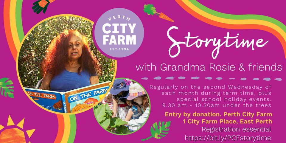 Storytime with Grandma Rosie 2024, 1 City Farm Pl, East Perth WA 6004 ...