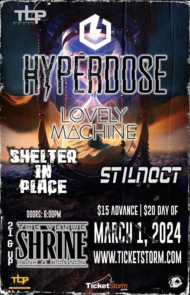 Hyperdose & Guests live in TULSA, Venue Shrine, Tulsa, March 1 2024 ...