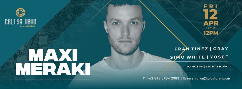 MAXI MERAKI at Cretya Ubud, Bali, Cretya Ubud, Gianyar, 12 April 2024 ...