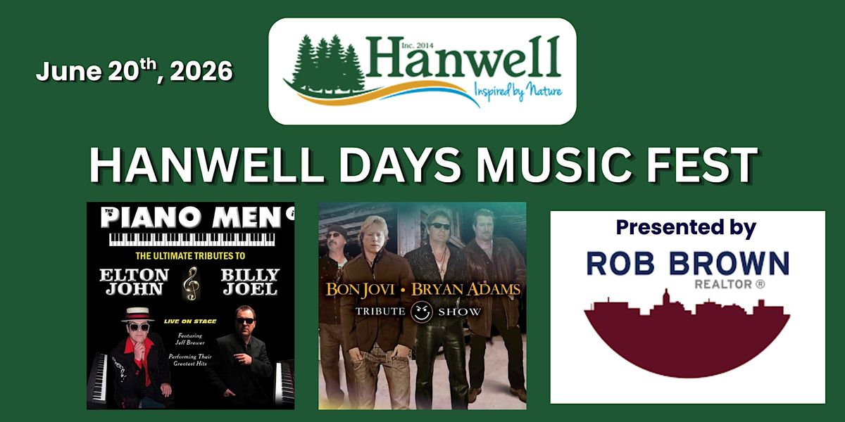 Hanwell Days Music Fest 2026, 27 Mazerolle Settlement Rd, Hanwell, 20 ...